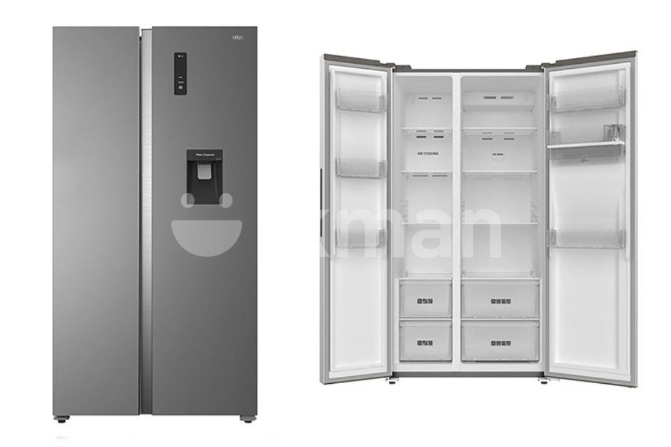 "Sisil" 612 Side-By-Side Inverter Refrigerator With Water Dispenser for ...