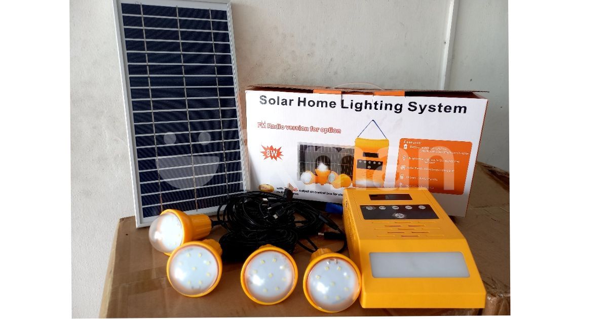 Solar Light Home Lighting System With FM Radio Sp08 for Sale in ...