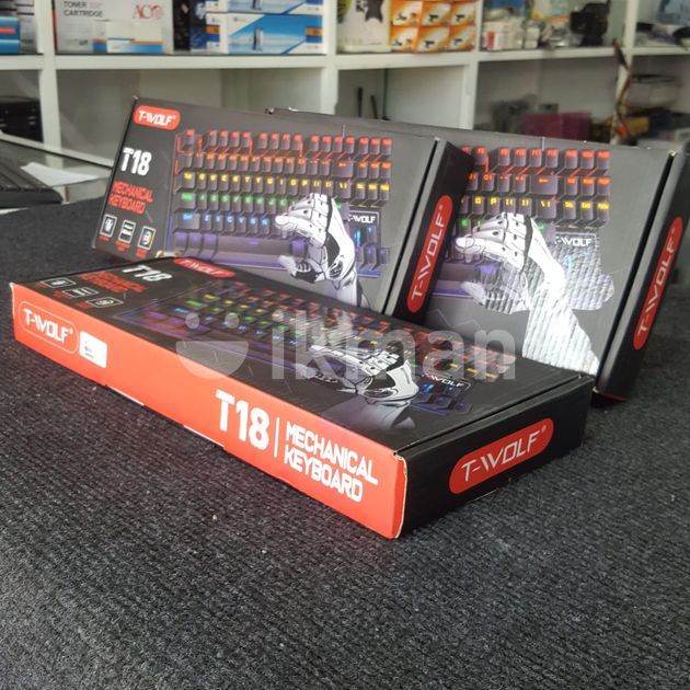 T WOLF T18 MECHANICAL KEYBOARD | GAMING KEYBOARD|RGB for Sale in ...