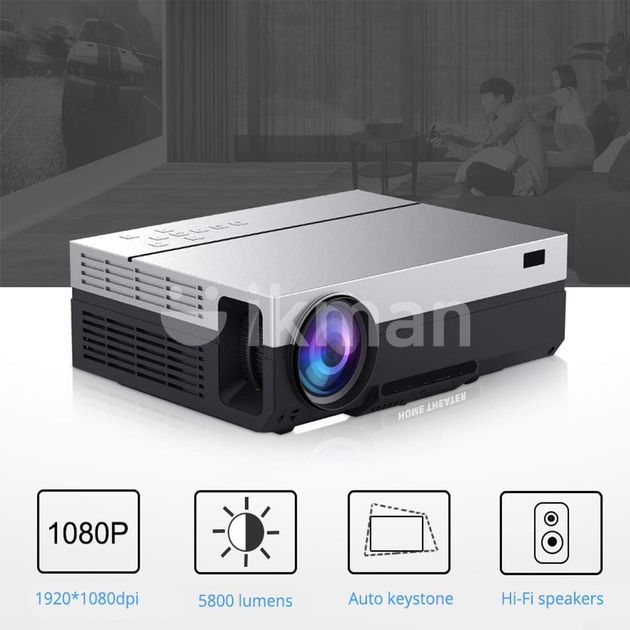 T26L.1080P LED Full HD Projector Video 5800 Lumen FHD 3D for Sale in ...