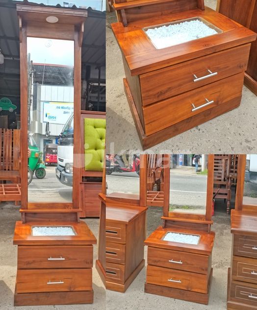 Teak Heavy dressing table code 83735 for Sale | Kaduwela | ikman