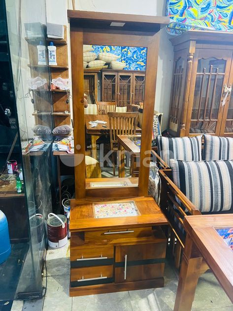 Teak Heavy Dressing Table With LED Light - Bc2463 | Kaduwela | ikman