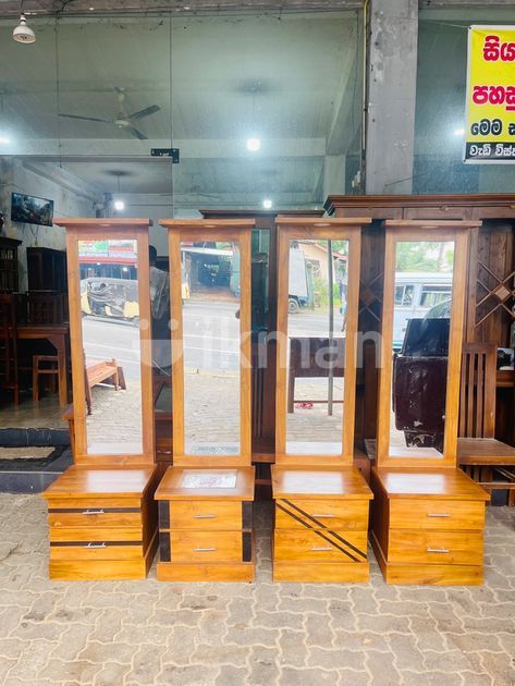 Teak Heavy Modern Dressing Table with LED Light for Sale | Kaduwela | ikman