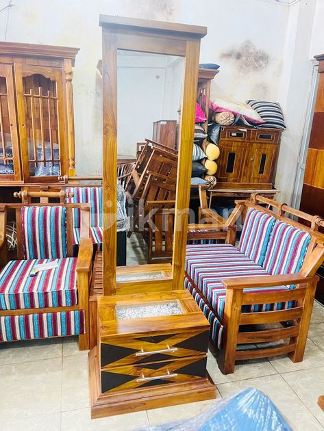 Teak Heavy Modern Dressing Table with LED Light for Sale | Kaduwela | ikman