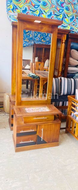 Teak Large Box Dressing Table with Led Light -Tbdt0505 | Kaduwela | ikman