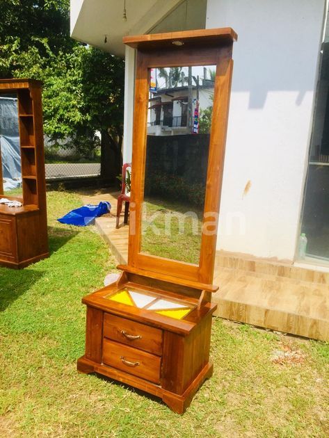 Teak Modern Heavy Dressing Table with Light Code 61448 | Kaduwela | ikman