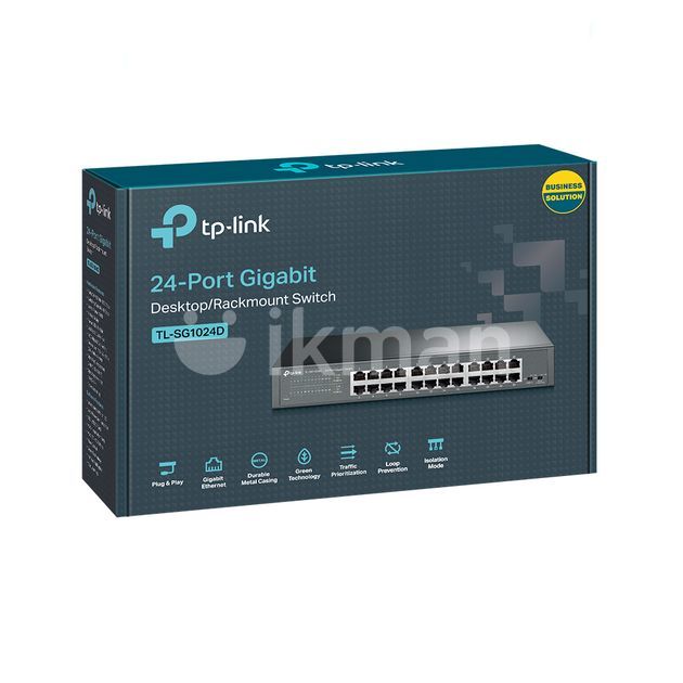 TP-Link TL-SG1024D 24 Port Gigabit Desktop/Rackmount Switch for Sale in ...