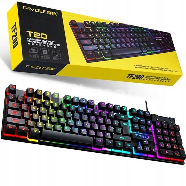 Twolf T20 RGB Backlit Keyboard for Sale in Rajagiriya | ikman