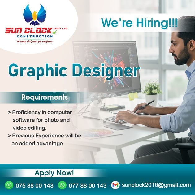 Graphic Designer - Jaffna Vacancy | Jaffna City | ikmanJOBS