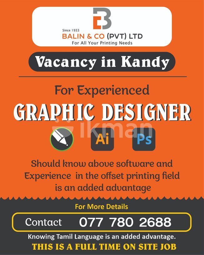 Graphic designer | ikman