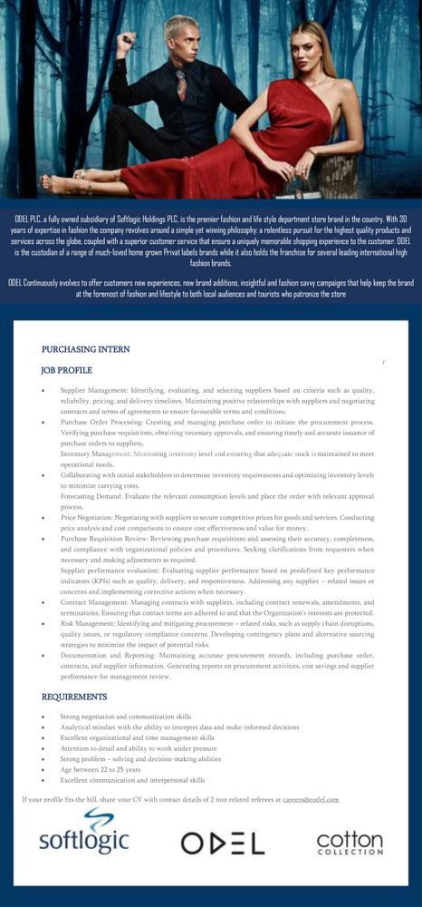 PURCHASING INTERN Vacancy | Colombo 3 | ikmanJOBS
