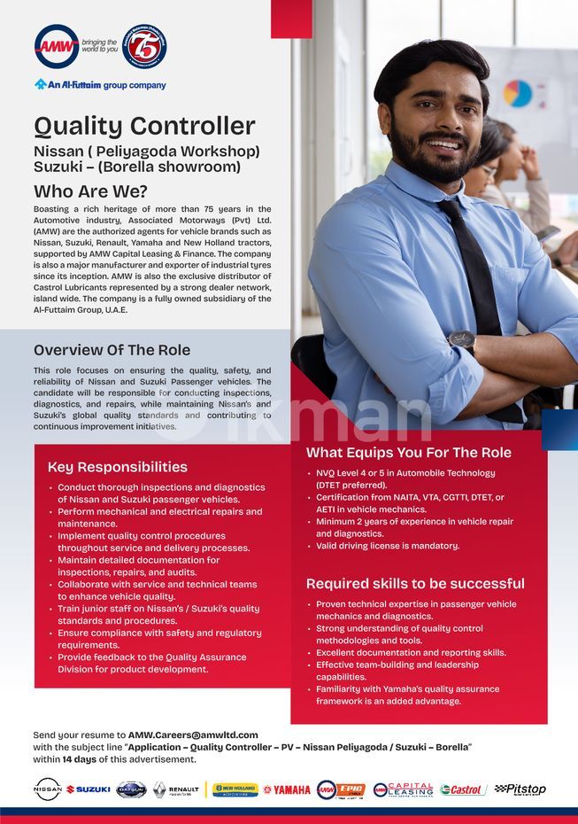 Quality Controller | ikman