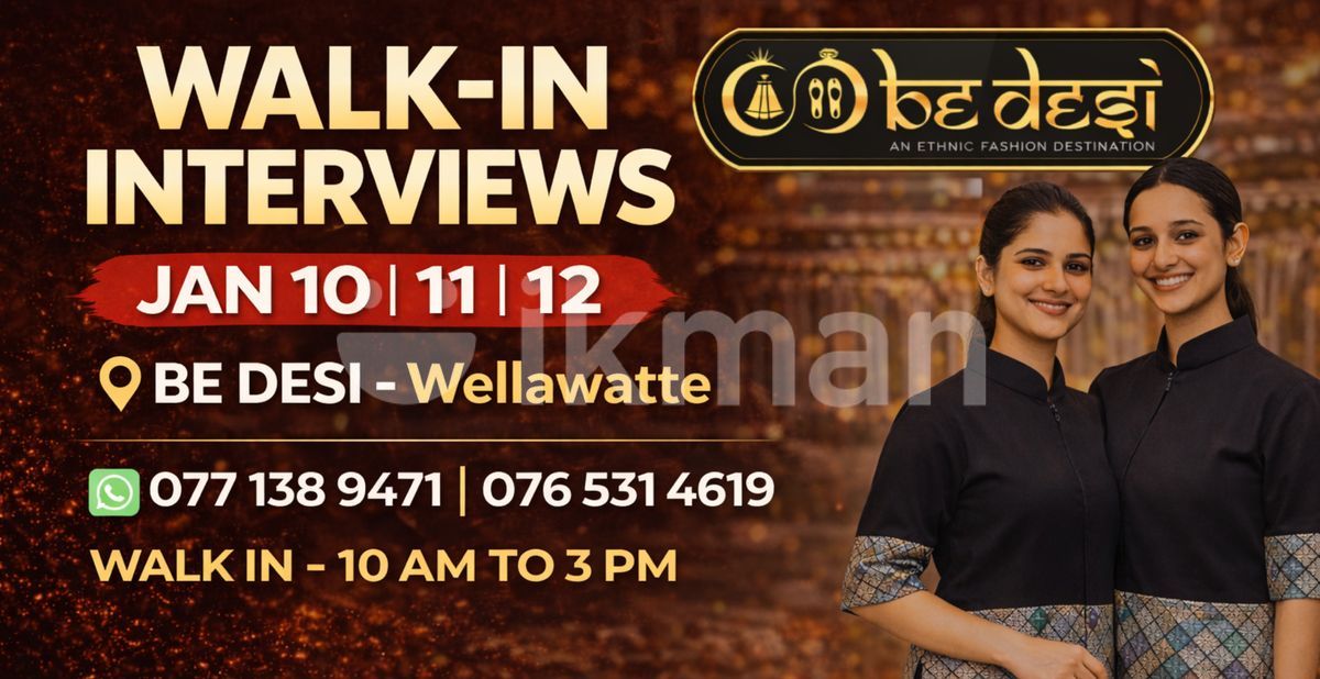 SALES - WALK IN INTERVIEWS | ikman