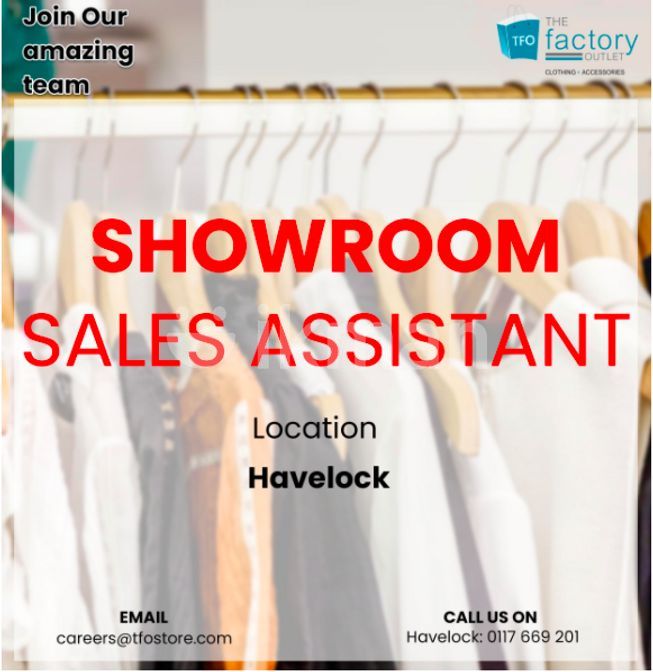 Showroom Sales Assistant (Female) - Wellawatte Vacancy | Colombo 6 ...