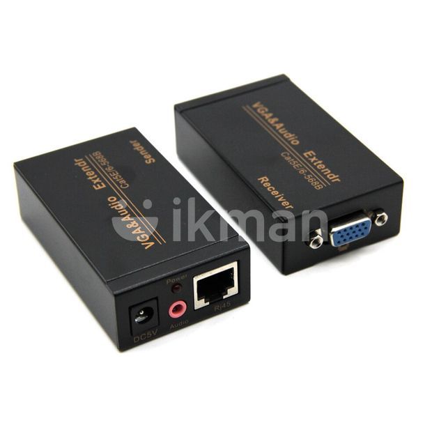 VGA Extender 100m (TV, Monitor, Computer, Laptop CCTV Camera Support ...