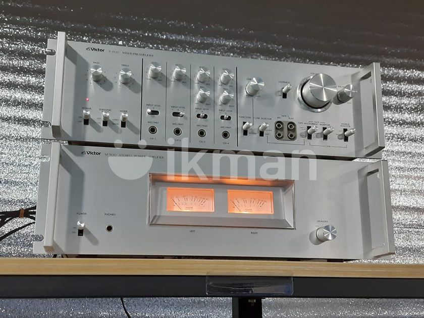 Victor Vintage Pre/Power Audio Amplifier Dual, P-1100 & M-1100 for Sale in Piliyandala | ikman