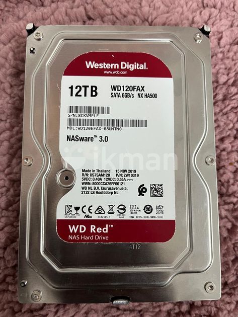 WD Red 12TB for Sale in Pannala | ikman