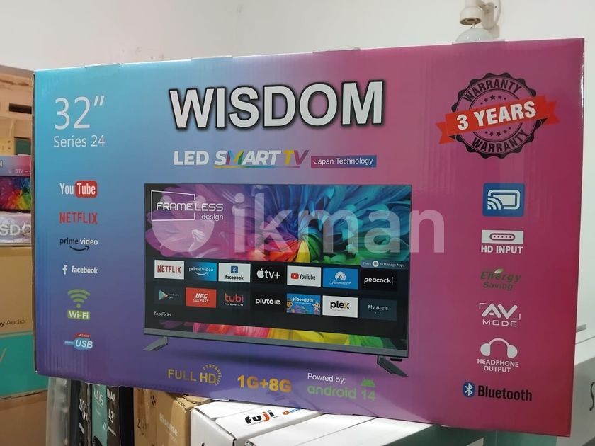 Wisdom 32 inch Smart 4K LED Frameless TV for Sale in Colombo 4 | ikman