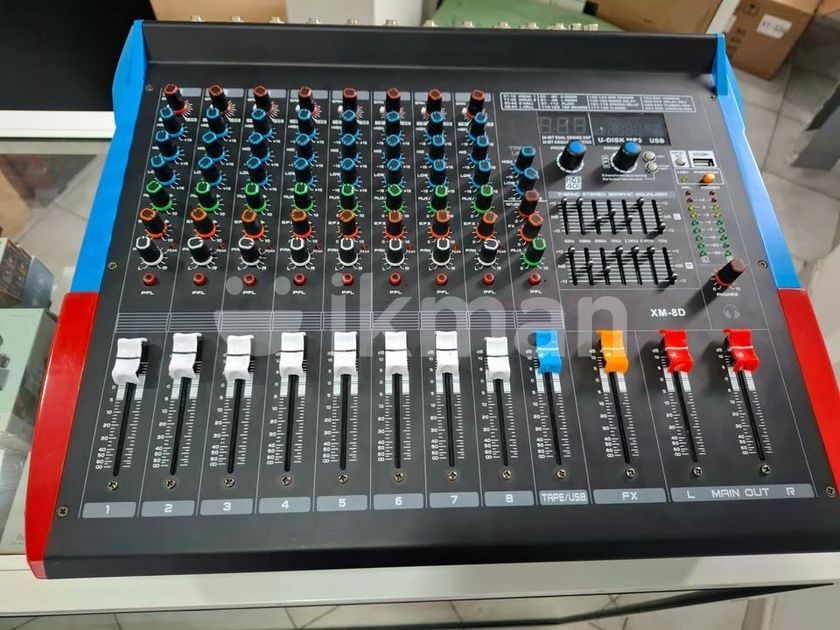 Xm8 D - 8 Channel Sound Mixer Console with Amplifier for Sale in ...