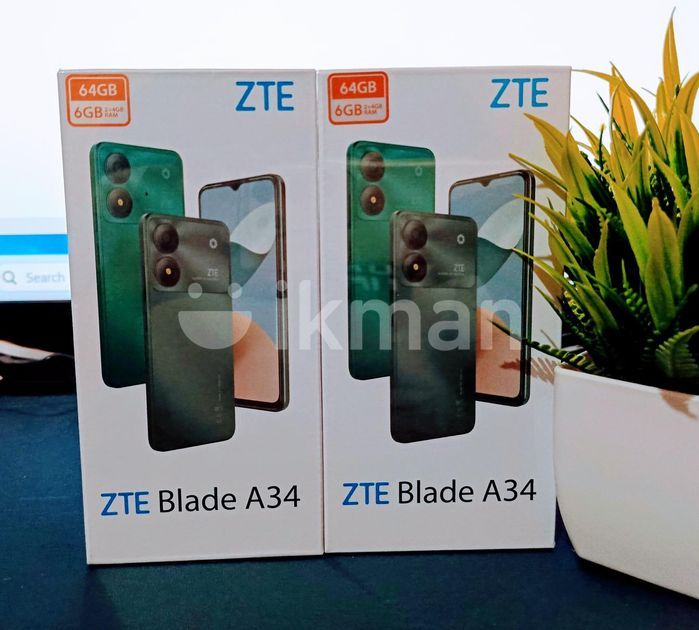 ZTE Blade A34 6GB 64GB (New) for Sale in Ja-Ela | ikman